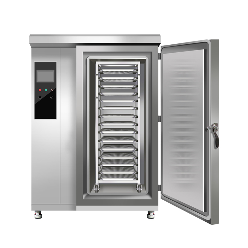 20 Trays Trolley Style Liquid Nitrogen Cabinet - delingshi blast freezer